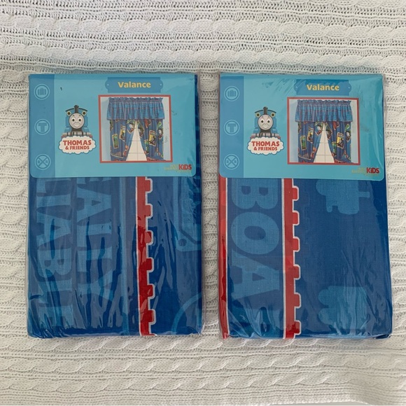 Home Essentials | Accents | Lot Of 2 Thomas The Train Window Valances ...